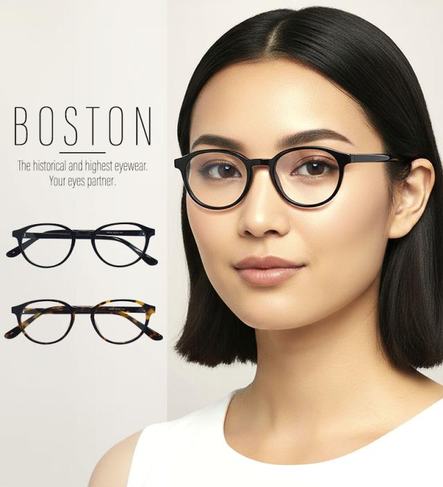 【日本製 Nikonレンズ使用 遠近両用メガネ】ボストン ニコン 遠近両用メガネ［全額返金保証］ニコン 老眼鏡 おしゃれ 男性 女性 メンズ レディース 処方箋 乱視 対応 オーダー 眼鏡
