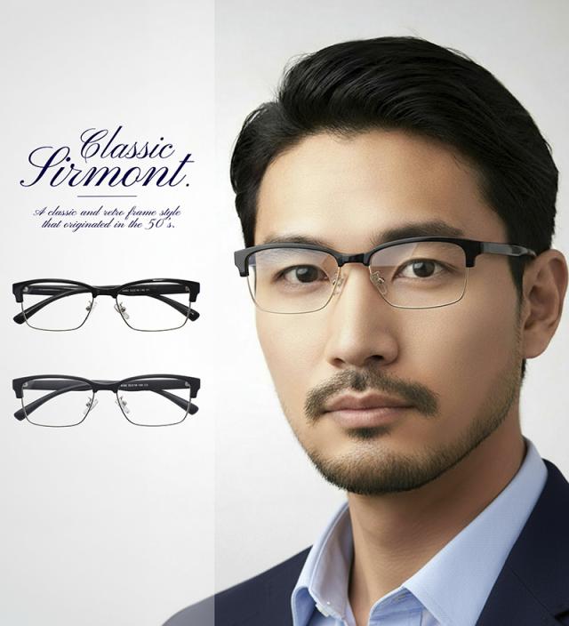 【ブルーライトカット 中近両用メガネ】TRクラシックサーモント 6080［全額返金保証］メガネ 眼鏡 男性 女性 メンズ レディース PC パソコン おしゃれ 老眼鏡 リーディンググラス