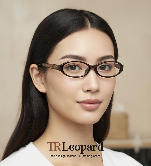 【ブルーライトカット 中近両用メガネ】TRレオパード［全額返金保証］メガネ 眼鏡 男性 女性 メンズ レディース PC パソコン おしゃれ 老眼鏡 リーディンググラス
