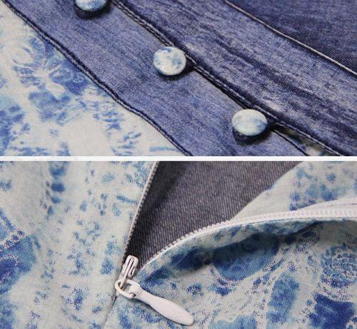 秋のワンピース 秋 ワンピース デニムワンピース 刺繍 ドレス 人気