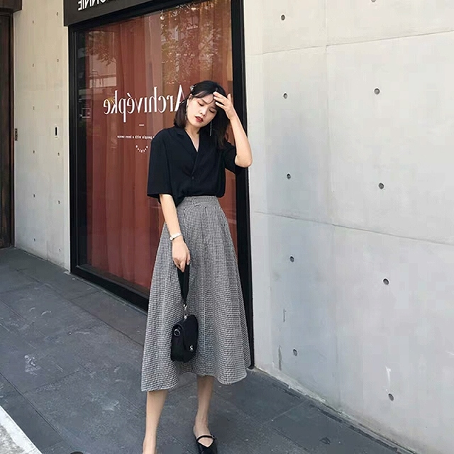 セットアップ レディース ツーピース トップス 半袖 フレア スカート