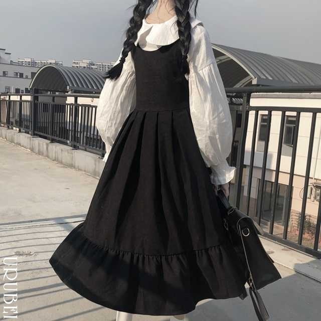 即納 即日発送 在庫処分 全2色 ワンピース ブラウス セットアップ