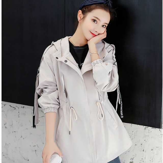 アウター マウンテンパーカー レディース アウター ウインドブレーカー フード付き フーディー ブルゾン ジャケット パーカー 長袖 大きいサイズ きれいめ カジュアル 春 秋 秋冬 キレセク