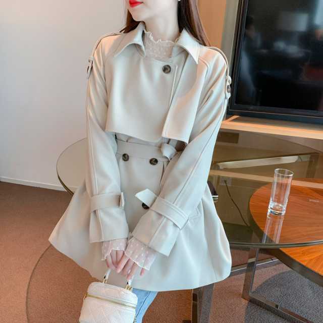 アウター コート トレンチコート ジャケット ミディアムジャケット アンブレラヨーク マキシ レディース 秋アウター ミディアム丈 上着 秋 冬 ベルト 通勤 カジュアル シンプル 着痩せ 体型カバー 秋服 キレセク