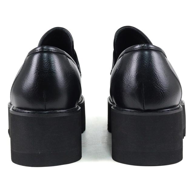 ローファー メンズ 厚底 6.0cmヒール シャークソール 滑りにくい 身長