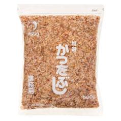 送料無料 オタフク ソース 特選かつをぶし ポリ袋500g×1ケース（全4本）
