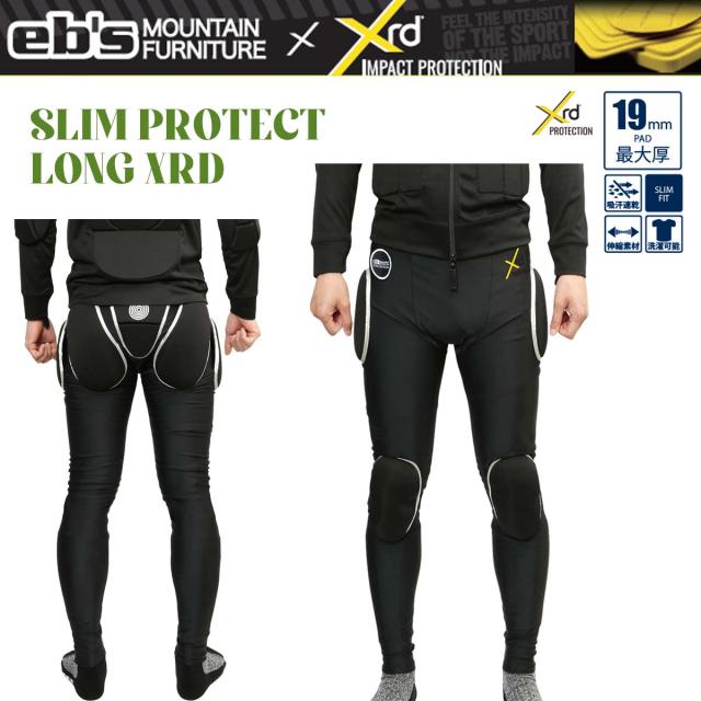 25/26 スノー eb's エビス プロテクター スリム ボトム ロング丈 パッド スノーギア スノー小物 スノボ スノーボード スキー ユニセックス SLIM PROTECT LONG XRD 2025年 2026年 品番 4500115 日本正規品