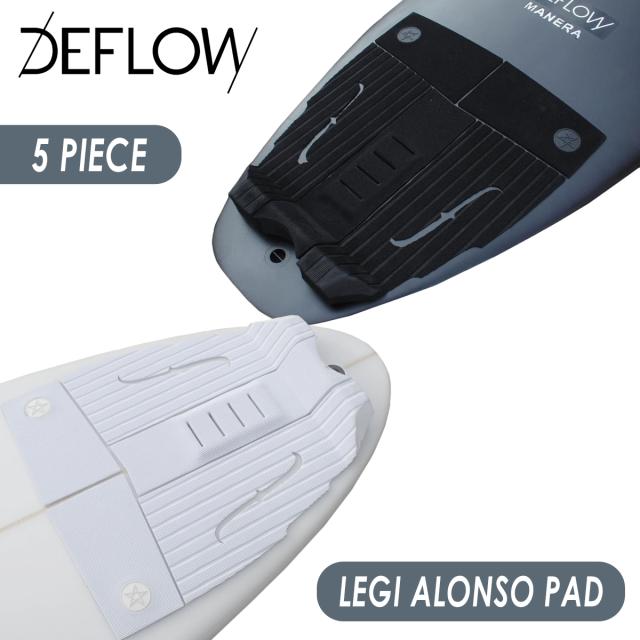 DEFLOW デフロウ デッキパッド 5ピース LEGI ALONSO PAD レギ・アロンソ サーフボード トラクションパッド デッキパッチ サーフィン 日本正規品