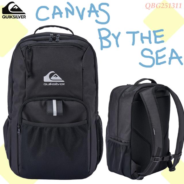 25 QUIKSILVER クイックシルバー バックパック CANVAS BY THE SEA リュック かばん バッグ かばん 通勤 通学 マリンユース サーフィン マリンスポーツ メンズ 2025年春夏 品番 QBG251311 日本正規品