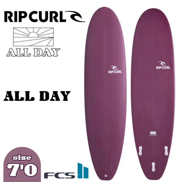 25 RIP CURL リップカール サーフボード オールデイ ファンボード 板 ALL DAY 7'0 3FIN FCS2 サーフィン マリンスポーツ 2025年 日本正規品