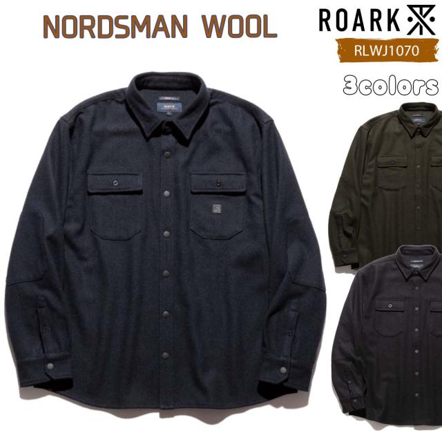 25 ROARK ロアーク ジャケット NORDSMAN WOOL 上着 コート ロゴ メンズ HOLIDAY ホリデー 2025年秋冬 品番 RLWJ1070 日本正規品