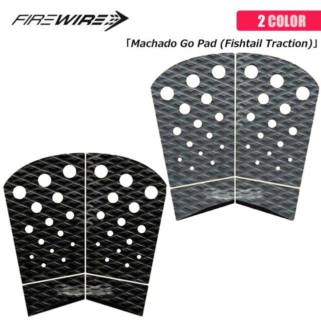 FIRE WIRE ファイヤーワイヤー デッキパッド Machado Go Pad (Fishtail Traction) デッキパッチ トラクション ロブ・マチャド 4ピース テールキック 日本正規品