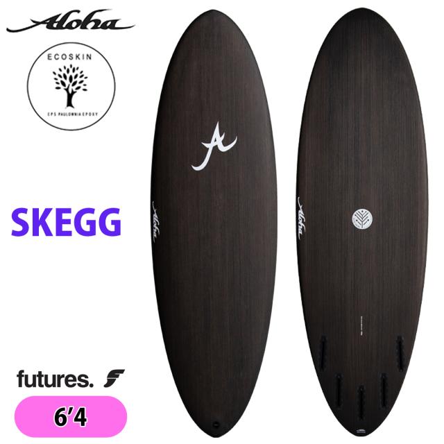 25 ALOHA SURFBOARDS アロハ サーフボード ALOHA SKEGG 6’4 エコスキン サーフィン ショートボード 5fin Futures 2025年 日本正規品