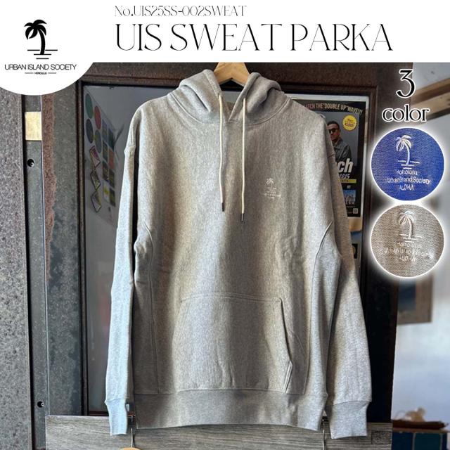 25SS URBAN  SOCIETY アーバンアイランドソサイエティ パーカー 長袖トップス ハワイ ハワイアン サーフィン ユニセックス メンズ レディース UIS SWEAT PARKA 品番 UIS25SS-002SWEAT 日本正規品