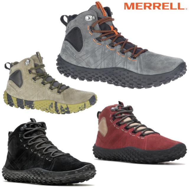 メレル MERRELL メンズ スニーカー ラプト ミッド ウォータープルーフ アウトドア ハイキングシューズ 防水 WRAPT MID WATERPROOF