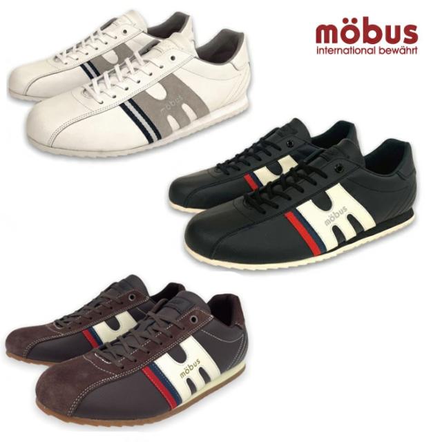 モーブス スニーカー ハイデ mobus HEIDE M-2103T メンズスニーカー ローカット 本革