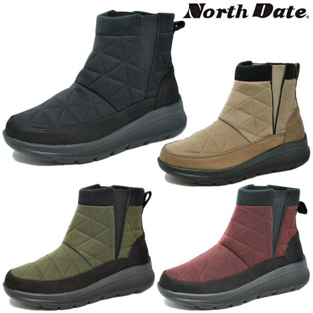 ノースデイト North Date レディース ブーツ 防水 防滑 防寒 サイドゴア スパイク付き ウインターブーツ KH-32002の通販はau PAY マーケット - 靴のリード | au ...