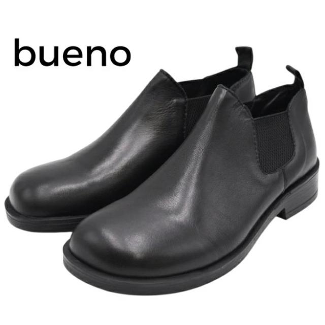 BUENO SHOES ブエノシューズ サイドゴアブーツ F2002  厚底 本革 レザー サイドゴア ショートブーツ ブーティ アンクルブーツ