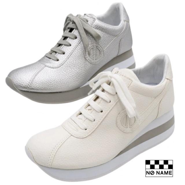 NO NAME ノーネーム スニーカー スピード SPEED-52958 軽量 厚底 スニーカー ホワイト シルバー  レディース