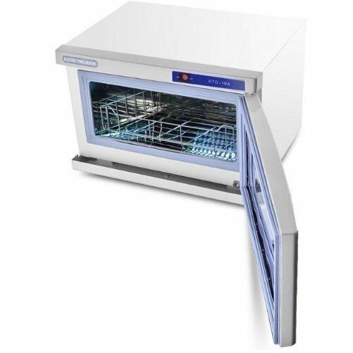 18lマニキュアタオルウォーマー　UVライト殺菌キャビネット