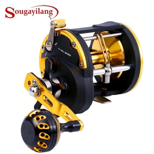 キャスティングリール Sougayilang 右ハンドル トローリング 海釣り スピニング