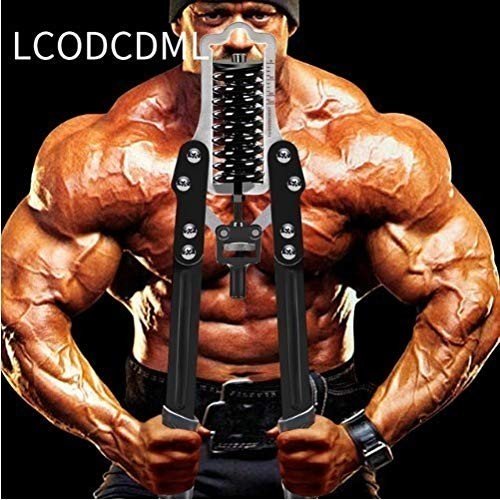 腕力／胸筋 トレーニングマシン MAX荷重60kg フィットネス ジム ブラック