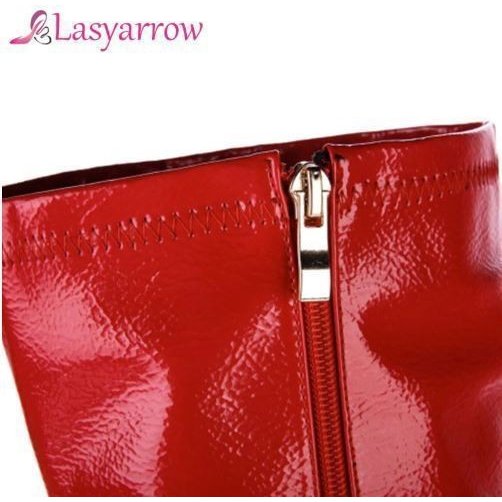 レザーニーハイブーツ（ホワイト）♪革 レディース ピンヒール12cm