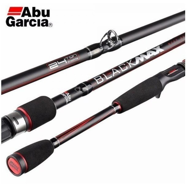 オリジナル アブ ガルシア 黒 BMAX BAITCASTING ルアー 釣竿 1.98m 2.13m 2.44m カーボン