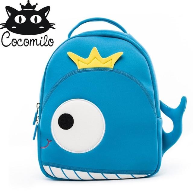 3204 Cocomilo ベイビー 3D モデル whale Kids ベイビー Bag Anti Lost 学校 バッグ クジラ くじら
