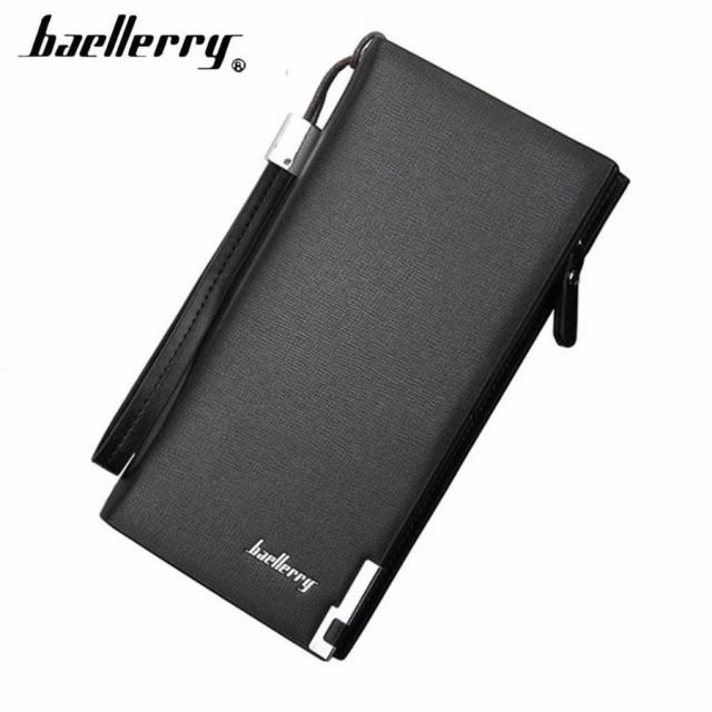 財布 メンズ 長財布 ブランド Baellerry カードホルダー male purse quality zipper large capac