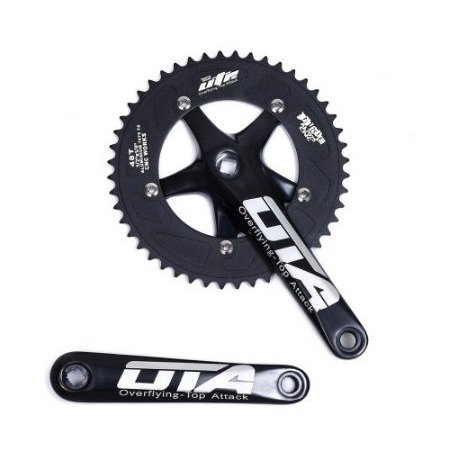 レーシングOTA クランクセット チェーン ホイール クランク 固定ギア アルミ 自転車 マウンテンバイク