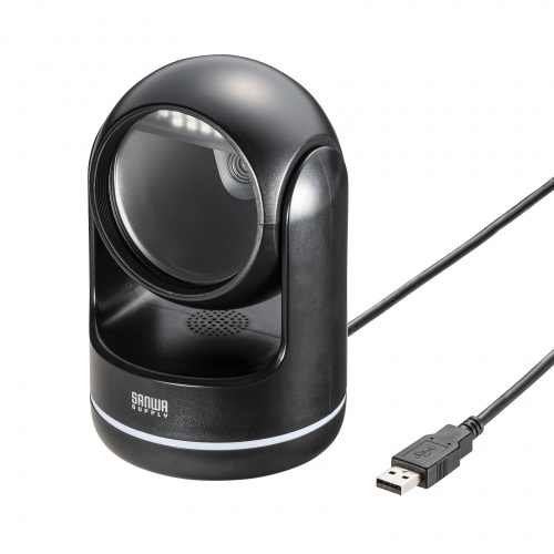 即納 サンワサプライ 2次元バーコードリーダー（定置式）