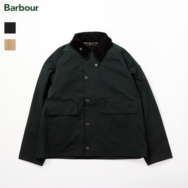バブアー Barbour / BORROWDALE ボロウデイル / ピーチスキン ショート ブルゾン / 日本国内限定モデル / MCA1059 / メンズ / 2025春夏