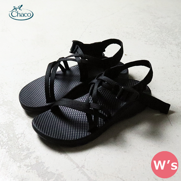 Chaco チャコ / Ws ZCLOUD X レディース Zクラウド X (SOLID BLACK) (12365111248050) (レディース) (スポーツサンダル) (2024春夏)