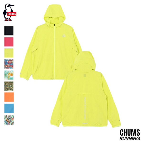 チャムス CHUMS / ランニングジャケット Running Jacket / CH04-1448 CH14-1448 / 2025秋冬 / ランニング / 撥水加工 / ストレッチ素材 / 夜間 / ユニセックス /