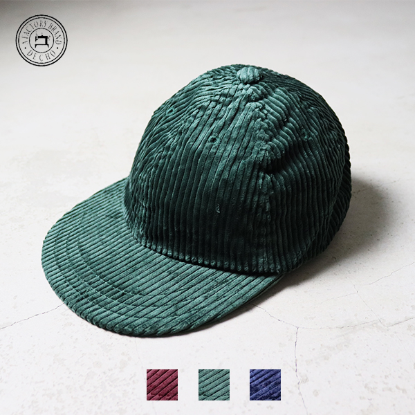 20%OFF / デコー / DECHO / 6パネル キャップ / 6PANNEL CAP / 9-6AD24 / コーデュロイ / キャップ 帽子 / ユニセックス / 日本製 / 2024秋冬