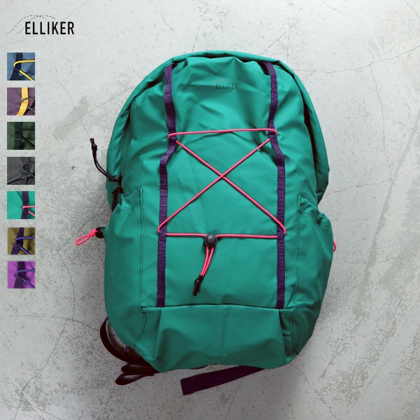 10%OFFクーポン対象 / エリカー ELLIKER / Kiln Hooded Zip Backpack 22L キルン フード付きジップバックパック22L / 34000 / 防水生地 / 2025春夏 / 2025秋冬 新作