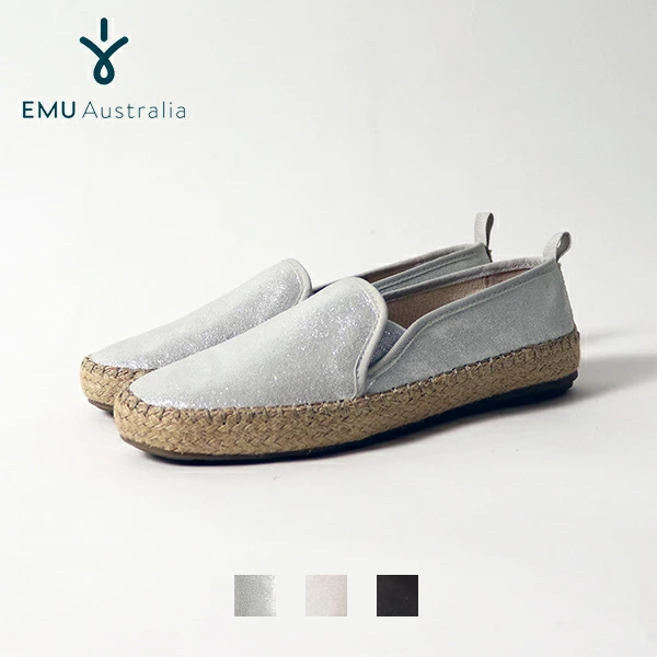 エミュ EMU / Gum llic メタリック エスパドリーユ スリッポン / W11964 / メタリックカラー / レディース / 2025春夏