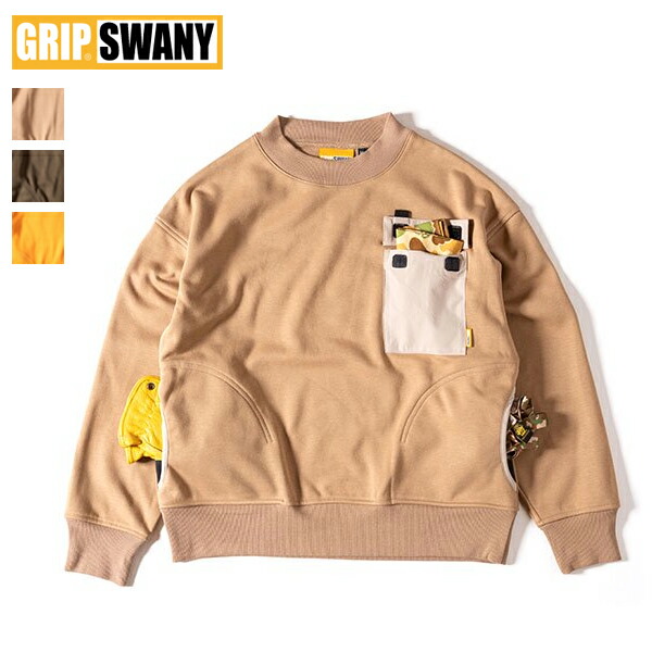 GRIP SWANY グリップスワニー / W’S GEAR POCKET PULLOVER ウィメンズ ギアポケットプルオーバー (GSC-40)