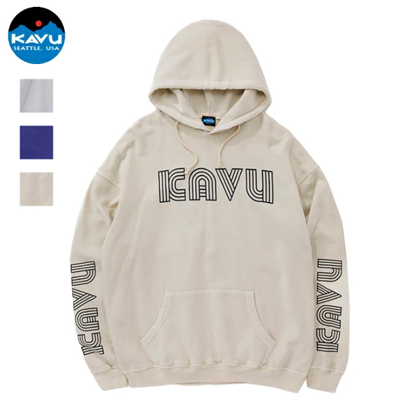 カブー KAVU / Twist Logo Parka ツイストロゴパーカ / 19822324 / オーバーフーディー / 長袖 / プリント / ストリート / ユニセックス / 2025秋冬