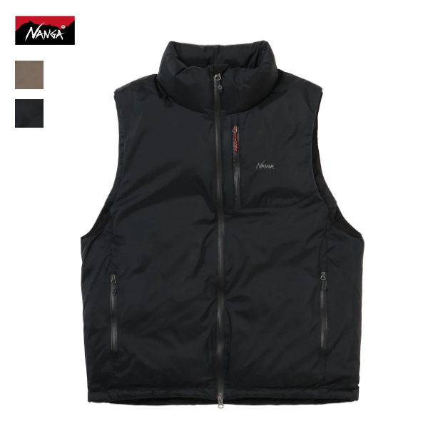ナンガ NANGA / AURORA TEX STAND COLLAR DOWN VEST オーロラステックス スタンドカラーダウンベスト / ND2441-1N010 / ダウン ベスト メンズ / 2024秋冬