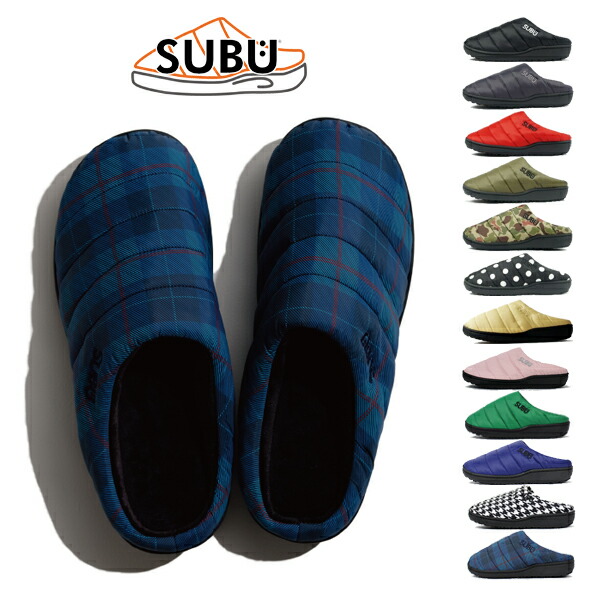 SUBU スブ / 冬サンダル BLACK/STEEL GRAY/RED/MOUNTAIN KHAKI/DUCK CAMO/DOTS ...