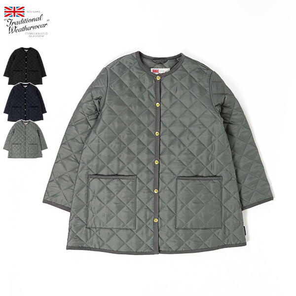 トラディショナルウェザーウェアー Traditional Weatherwear / ARKLEY A-LINE MIDDLE アークリー Aライン ミドル キルティングジャケット / L252APQCO0485AA / シンプル / レディース / 2024秋冬