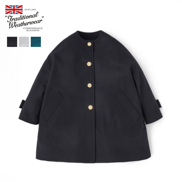 トラディショナルウェザーウェアー Traditional Weatherwear / MALTON NO COLLAR マールトン ノーカラー メルトンジャケット / L252KGFCO0368ML / レディース / 2024秋冬 / 2025秋冬 新作