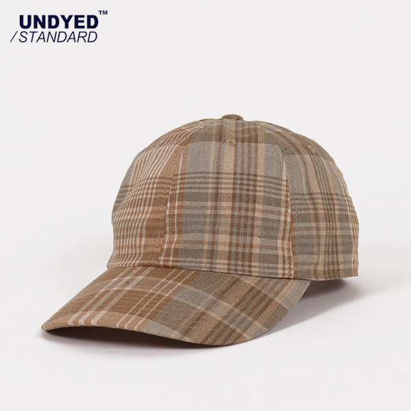 UNDYED STANDARD アンダイドスタンダード / MADRAS CHECK CAP / UNS25SCP016 / キャップ / チェック柄 / ユニセックス / 日本製 / 2025春夏 / ネコポス配送