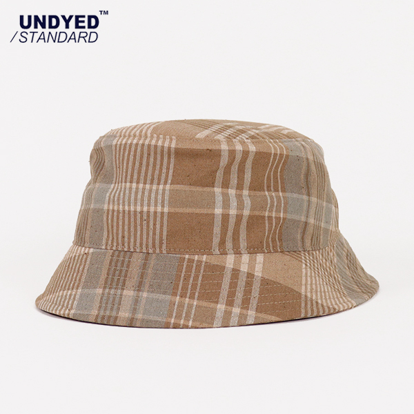 UNDYED STANDARD アンダイドスタンダード / MADRAS CHECK HAT / UNS25SHT017 / バケットハット / チェック柄 / ユニセックス / 日本製 / 2025春夏 / ネコポス配送