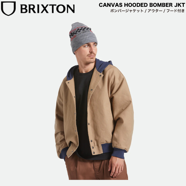 【BRIXTON】ブリクストン メンズ ボンバージャケット フード付き カーハート風 アウター スケートボード ストリート アウトドア