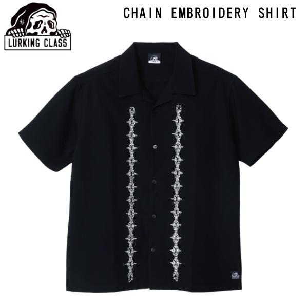 【LURKING CLASS】ラーキングクラス 2025春夏 メンズ 半袖 カジュアルシャツ トップス スカル ロック ストリート スケーター