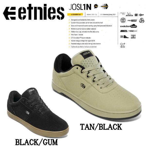 【etnies】エトニーズ 2022秋冬 JOSLIN メンズ ジョスリン スリップレース スケートシューズ ミシュラン スケシュー