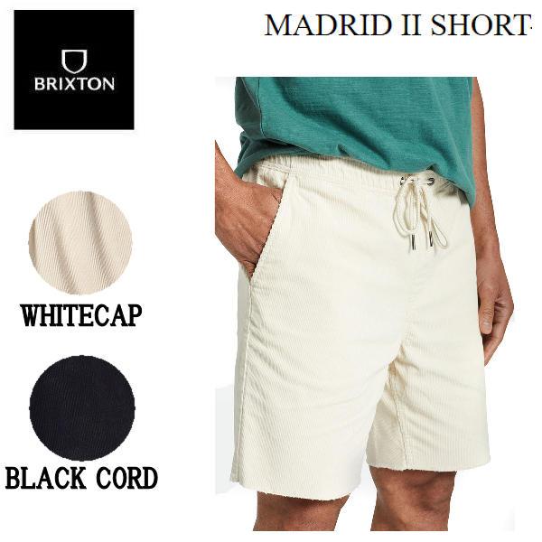 【BRIXTON】ブリクストン 2023春夏 MADRID II SHORT メンズ ショーツ ハーフパンツ スケートボード サーフィン